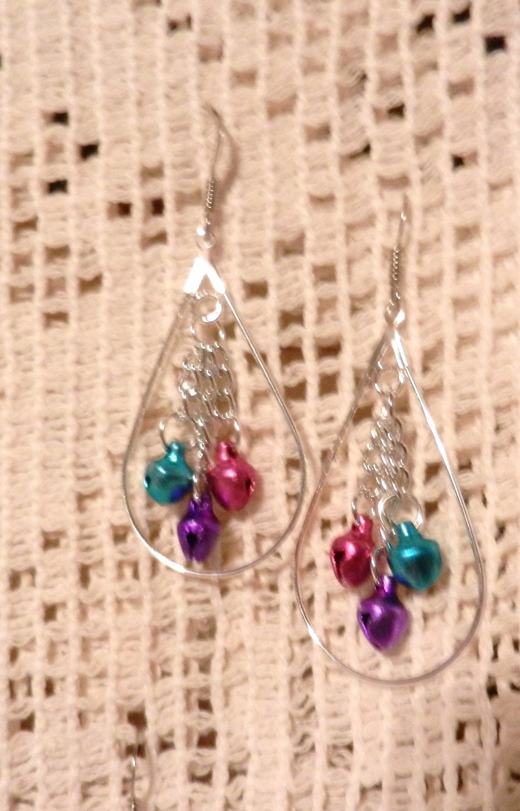 NeW Hippie Gypsy Teardrop Bells Chain Hook Earrings Many Colors to ...