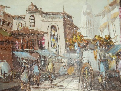 SIGNED R. BIRCHARD IMPRESSIONIST FRANCE OIL PAINTING - Paintings