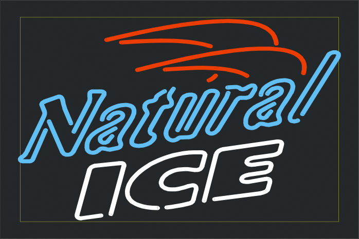 Natural Light Ice Neon Sign 18" x 14" - Other Collectible Lighting