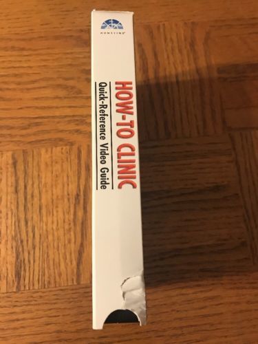 HOW-TO-CLINIC Quick Reference Video Guide VHS Roofing-RARE VINTAGE ...