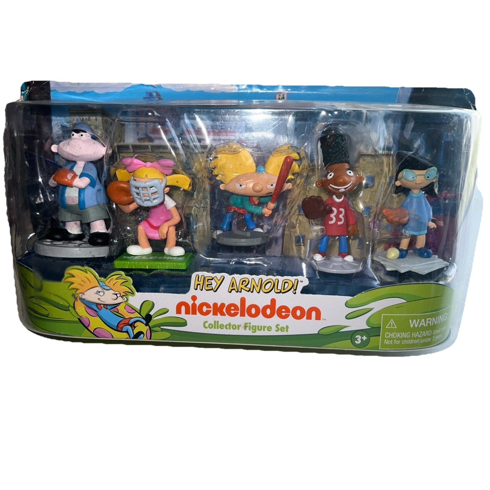 New HEY ARNOLD! Collector 5 FIGURE SET Nickelodeon w/ HELGA Harold ...