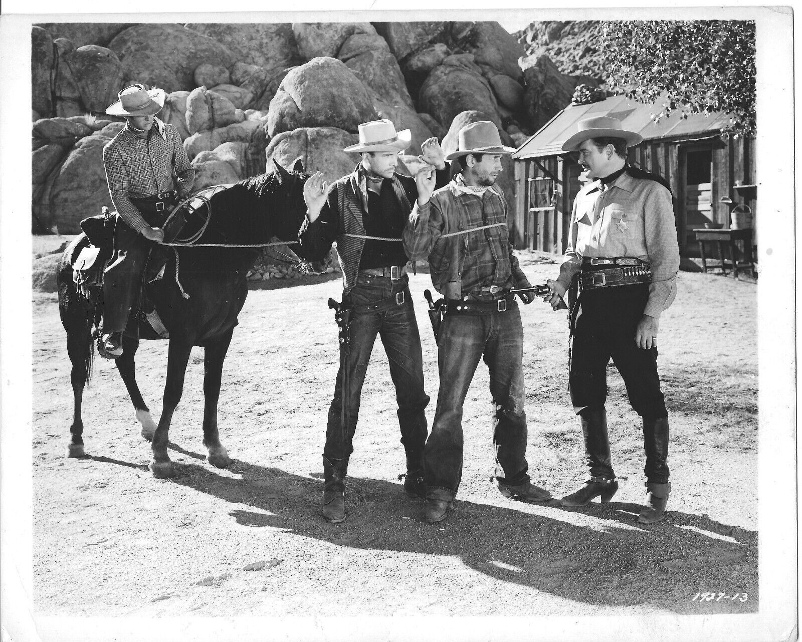 B & W, 8 by 10 Photo-The Round Up Western with Richard Dix, Dick Curtis ...