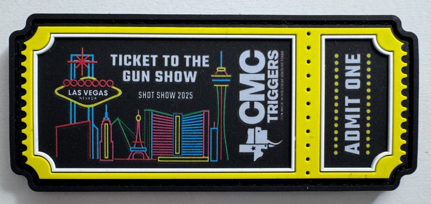 Shot Show 2025 CMC Triggers Gun Ticket Morale Tactical Patch - Tactical ...