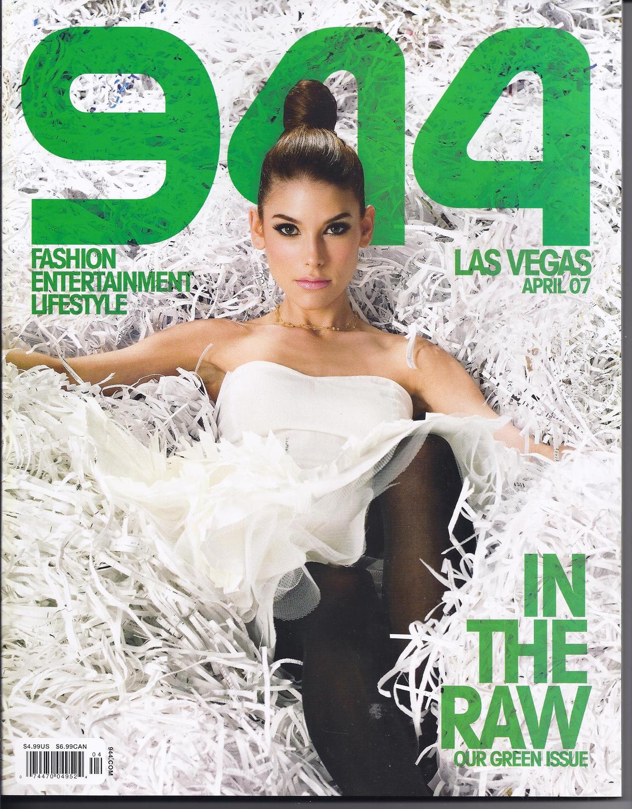 ANGELA SIMMS in 944 Las Vegas In The Raw Green Issue APRIL 2007 Mag ...