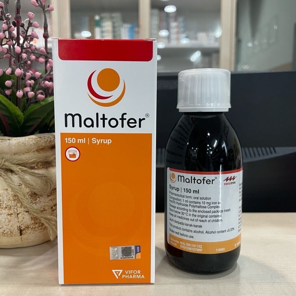 10 Bottles X MALTOFER SYRUP 150ml SUPPLEMENTS FOR IRON DEFICIENCY ...