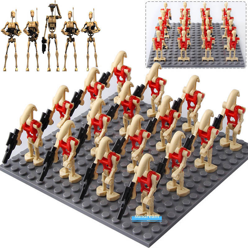 Star Wars Battle Droids Security Army Lego Compatible Minifigure Bricks ...