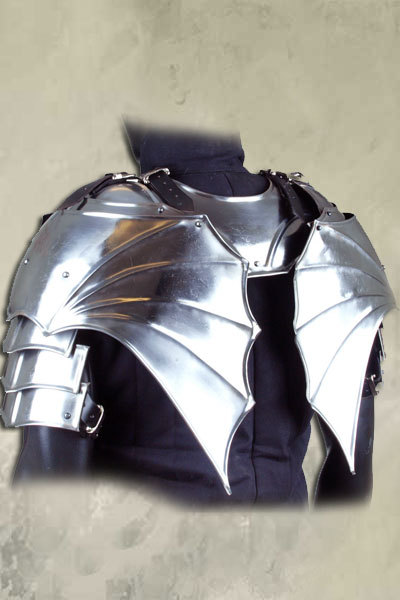 European Gothic Armor Breastplate Gorget & Shoulder Armour Set ...
