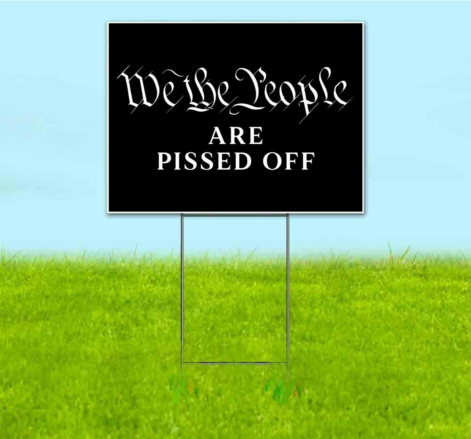 We The People Are Pissed Off 18x24 Yard Sign and 40 similar items