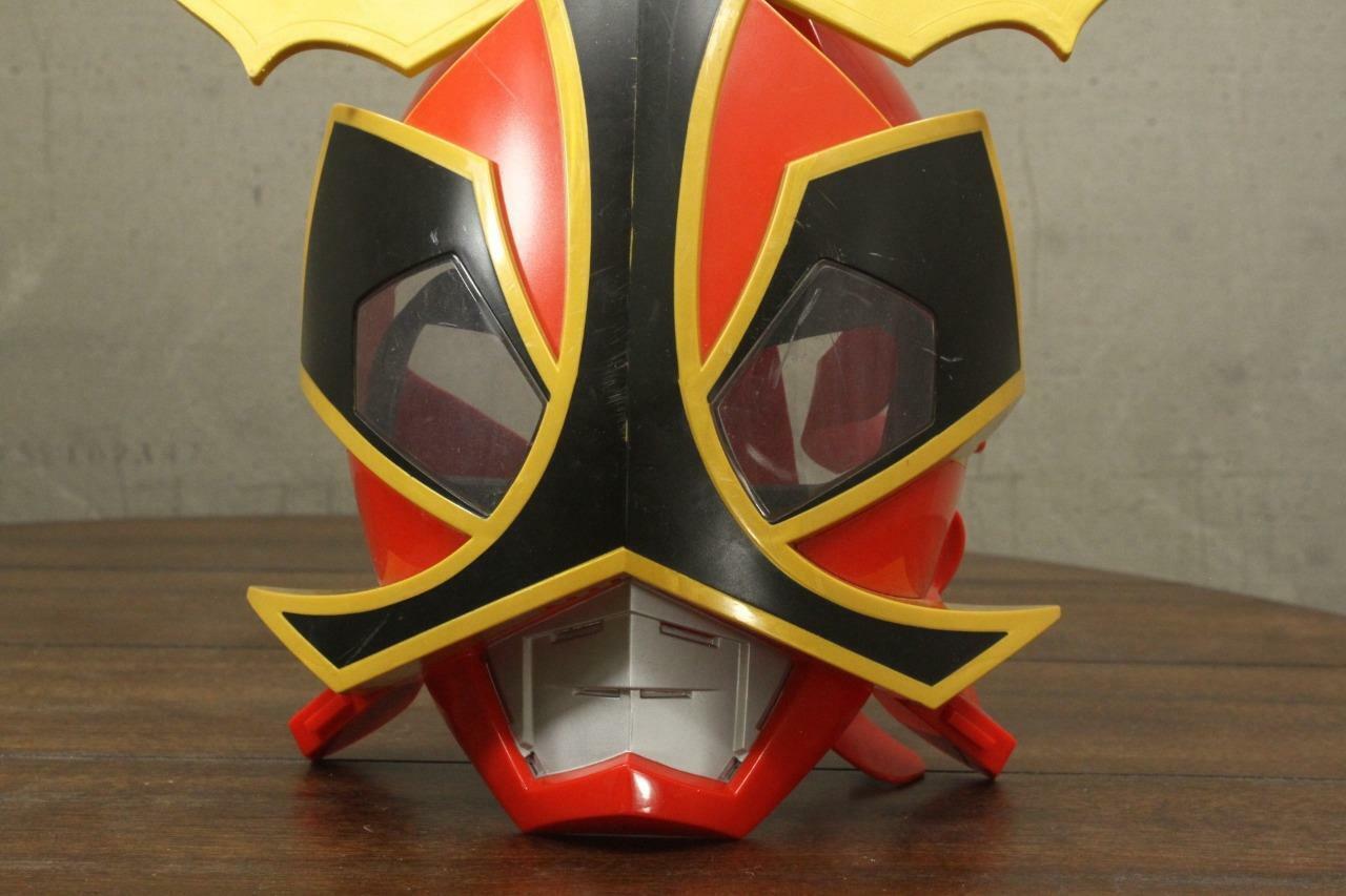 Power Rangers SAMURAI SHOGUN Helmet Red Ranger Deluxe Talking ...