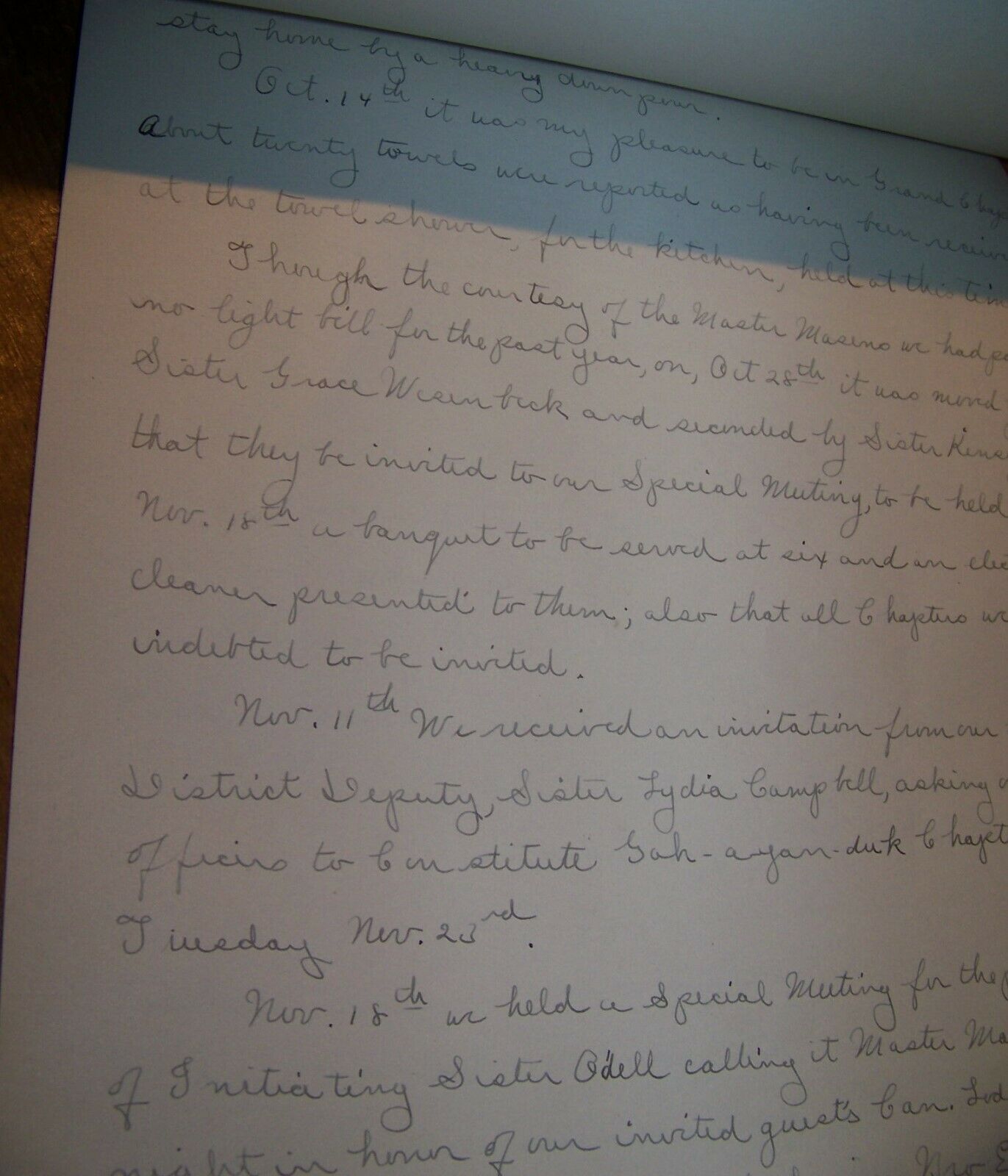 1915 WORTHY MATRONS ANNUAL REPORT SARATOGA COUNTY NY FRATERNAL DOCUMENT ...