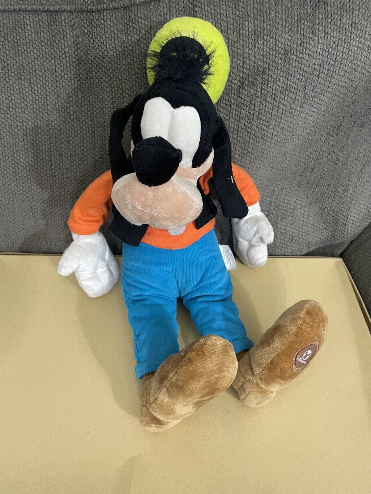 Disney Store Goofy Plush Figure Stuffed Animal Lovey Toy Floppy Hoop ...