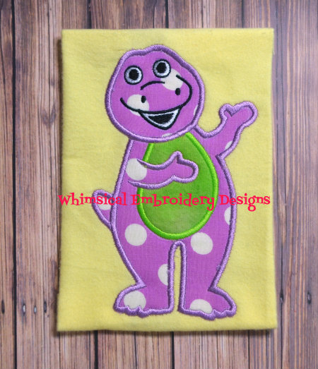 Barney Machine Embroidery Applique Design and 50 similar items