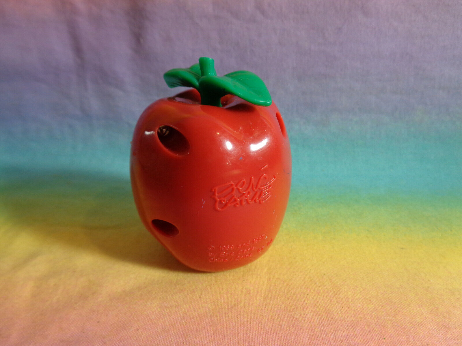 Vintage 1987 McDonald's Eric Carle Apple Worm Finger Puppet Figure ...