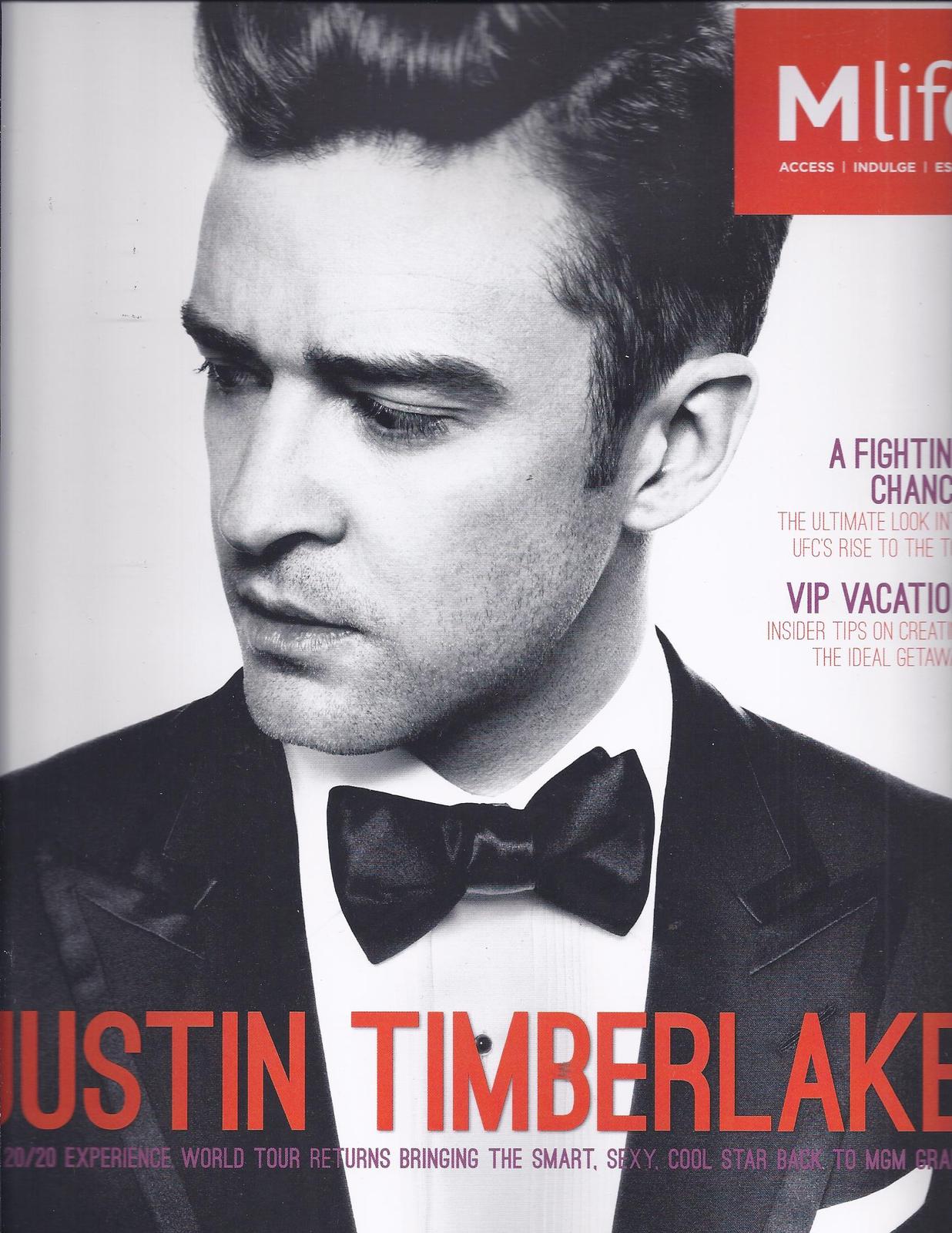 JUSTIN TIMBERLAKE on the Cover of M Las Vegas Magazine SPRING 2014 ...