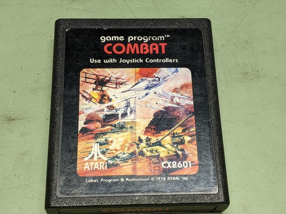 Combat: Tank ,Tank Pong, Invisible Tank, Biplane, Jet Fighter Atari ...