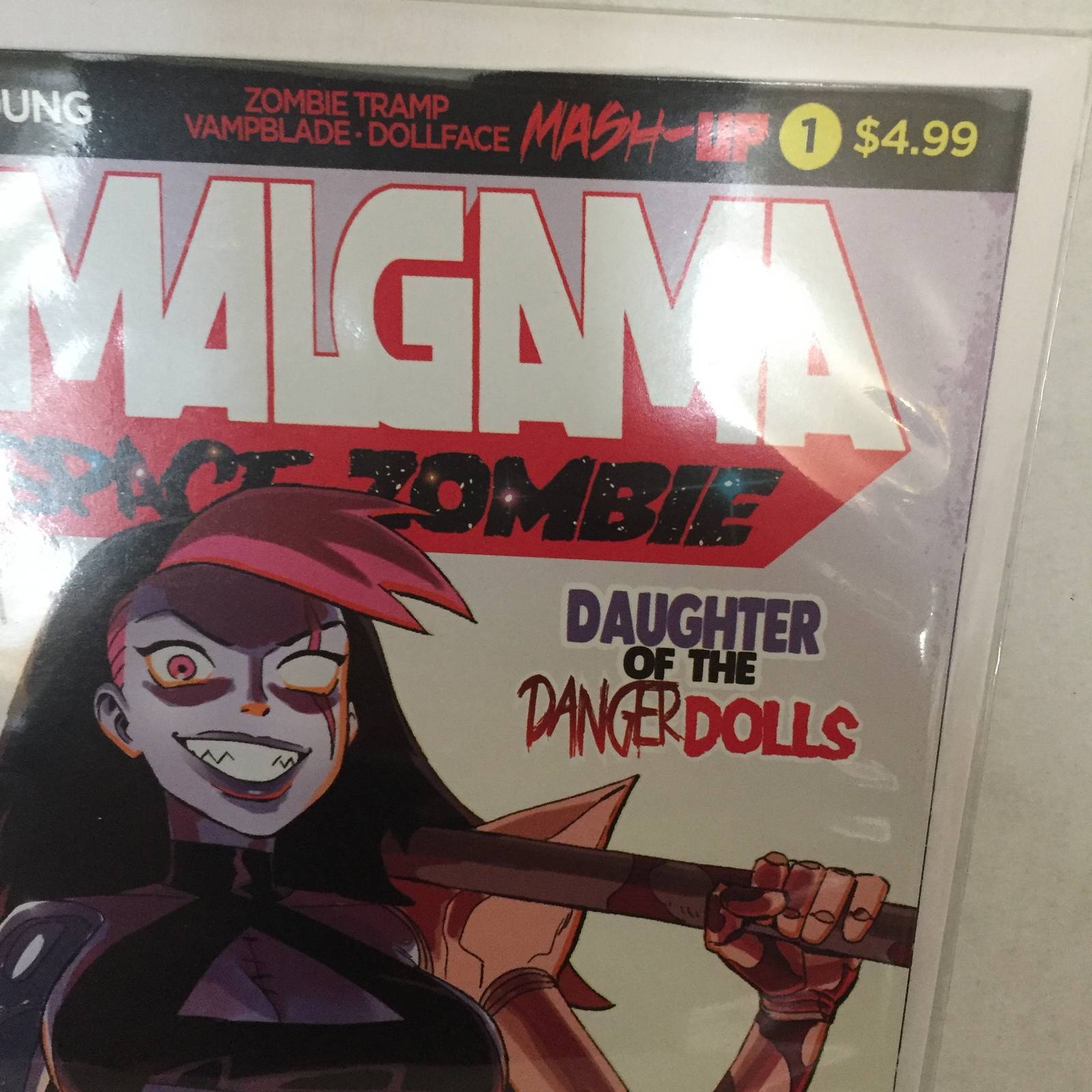 2019 Action Lab Comics Amalgama Space Zombie #1 Cover Art Winston Young ...