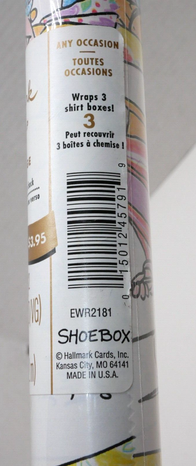 Vintage RETRO Hallmark SHOEBOX-MAXINE-SAYINGS & DRAWINGS Gift Wrapping ...