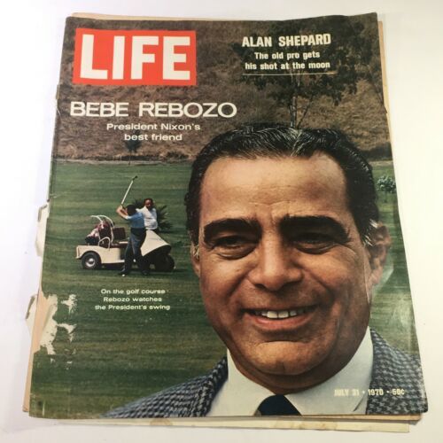 VTG Life Magazine July 31 1970 - Alan Shepard / Bebe Rebozo / Richard ...