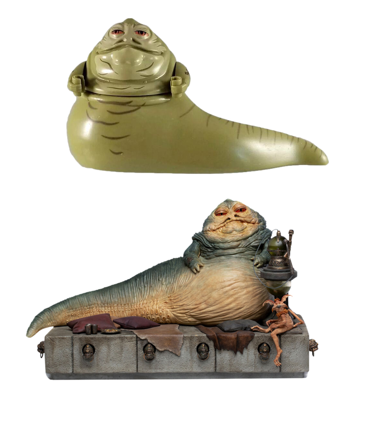 1pcs Star Wars LARGE Jabba Desilijic Tiure (Jabba) Minifigure Building ...