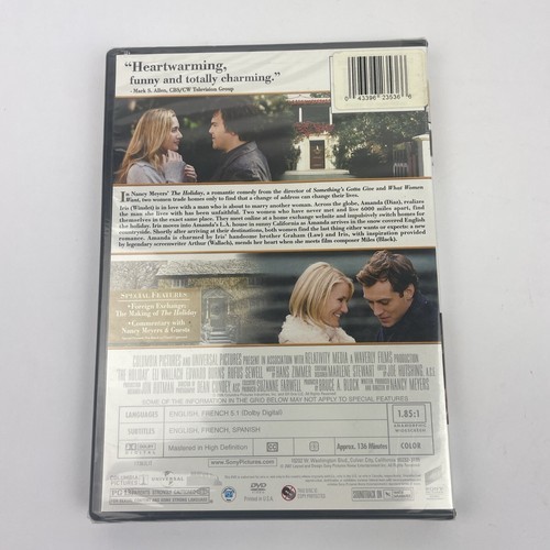 The Holiday DVD | Cameron Diaz Jack Black Jude Law Kate Winslet - Brand ...