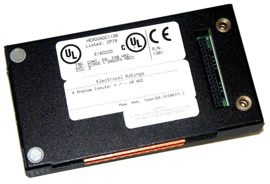 HORNER ELECTRIC HE800ADC110B 4 CHANNEL ANALOG INPUT MODULE HE800ADC110 ...