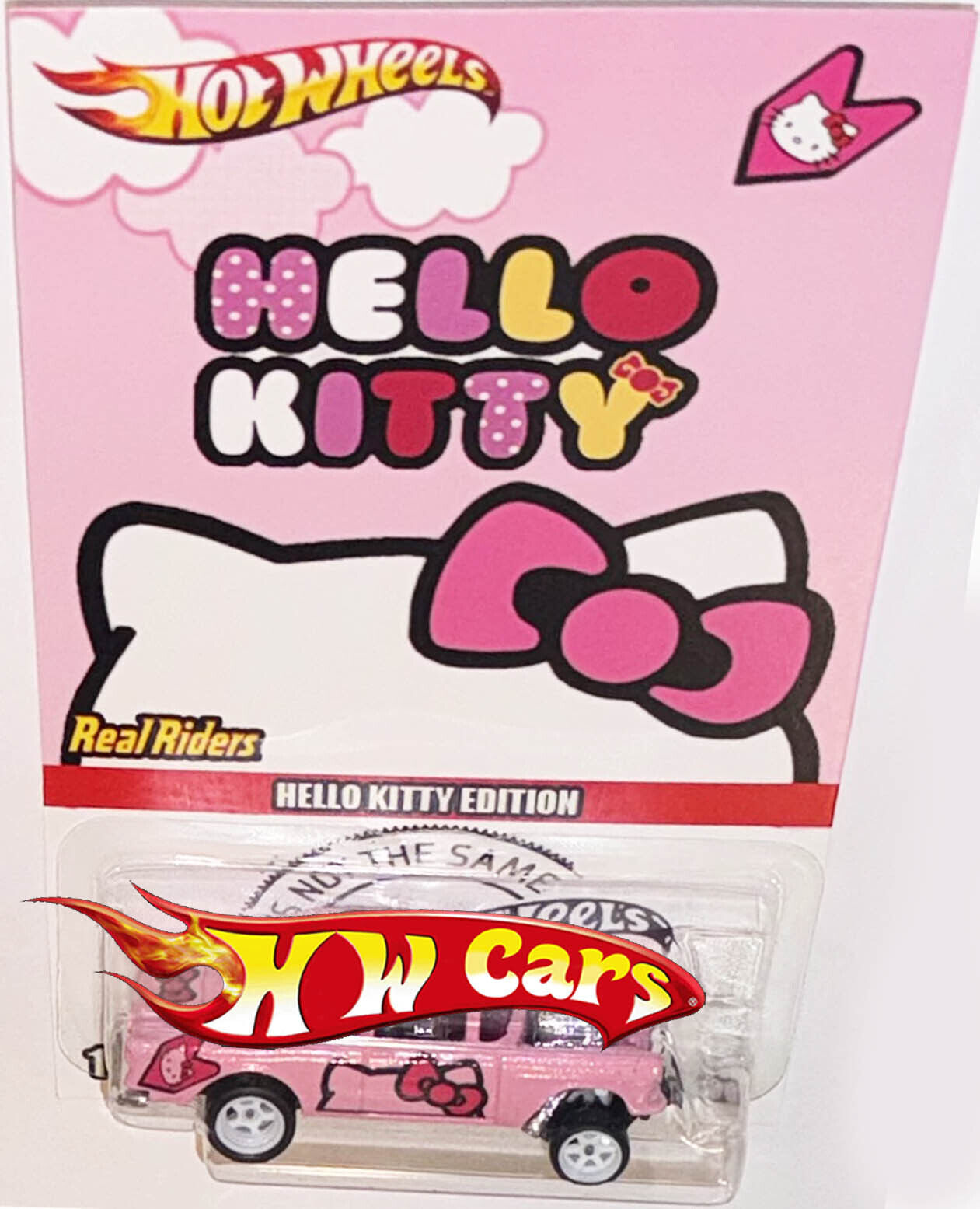CUSTOM Hot Wheels HELLO KITTY w/RR TESLA, McLaren, Lotus, Bugatti ...
