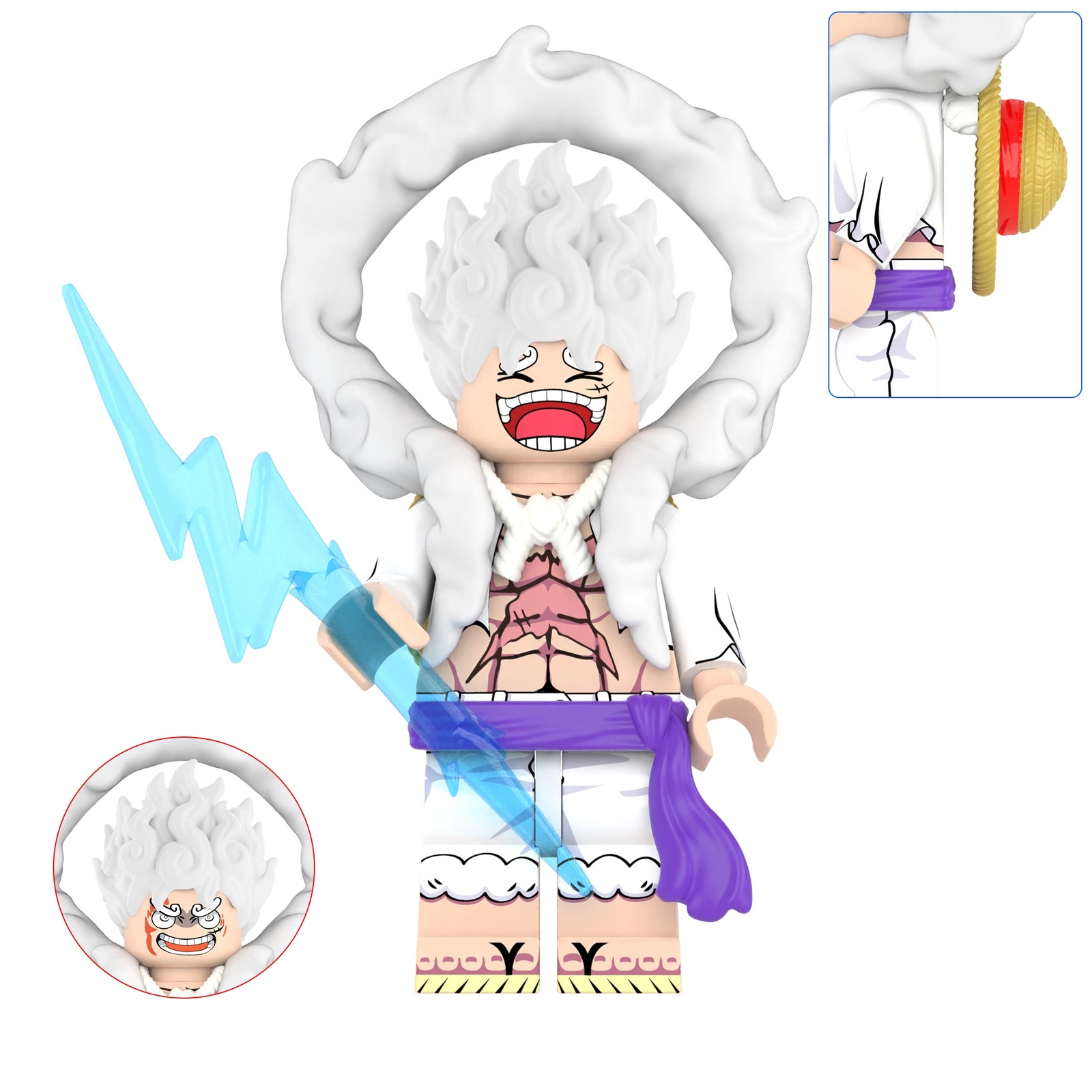 Luffy Gear Fifth One Piece Minifigures Weapons and Accessories ...