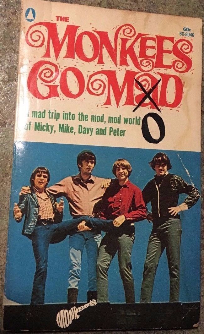 MONKEES GO MAD (1967) Popular Library illustrated pb 1st - Antiquarian ...