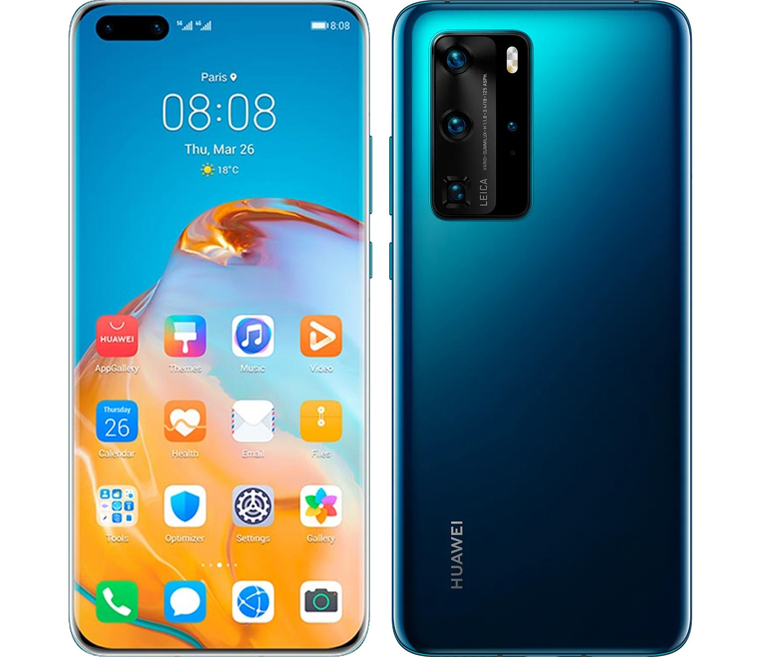 HUAWEI P40 PRO ELS-NX9 5G 8gb 256gb Octa-Core 6.58" Dual Sim NFC ...