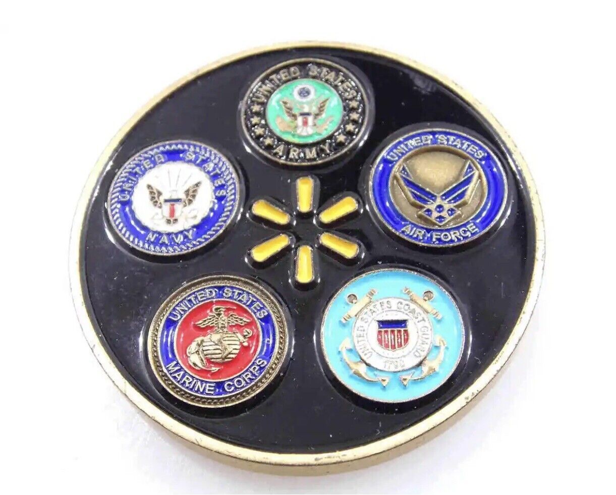 Rare UNITED STATES LAND OF THE FREE HOME OF THE BRAVE CHALLENGE COIN ...