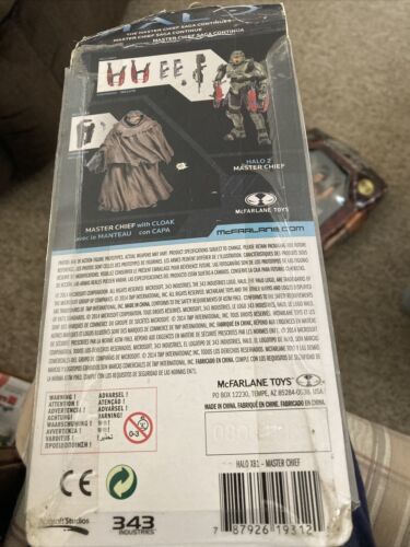 2014 McFarlane Toys Halo 5 Guardians Master Chief with Cloak Figure NOC ...