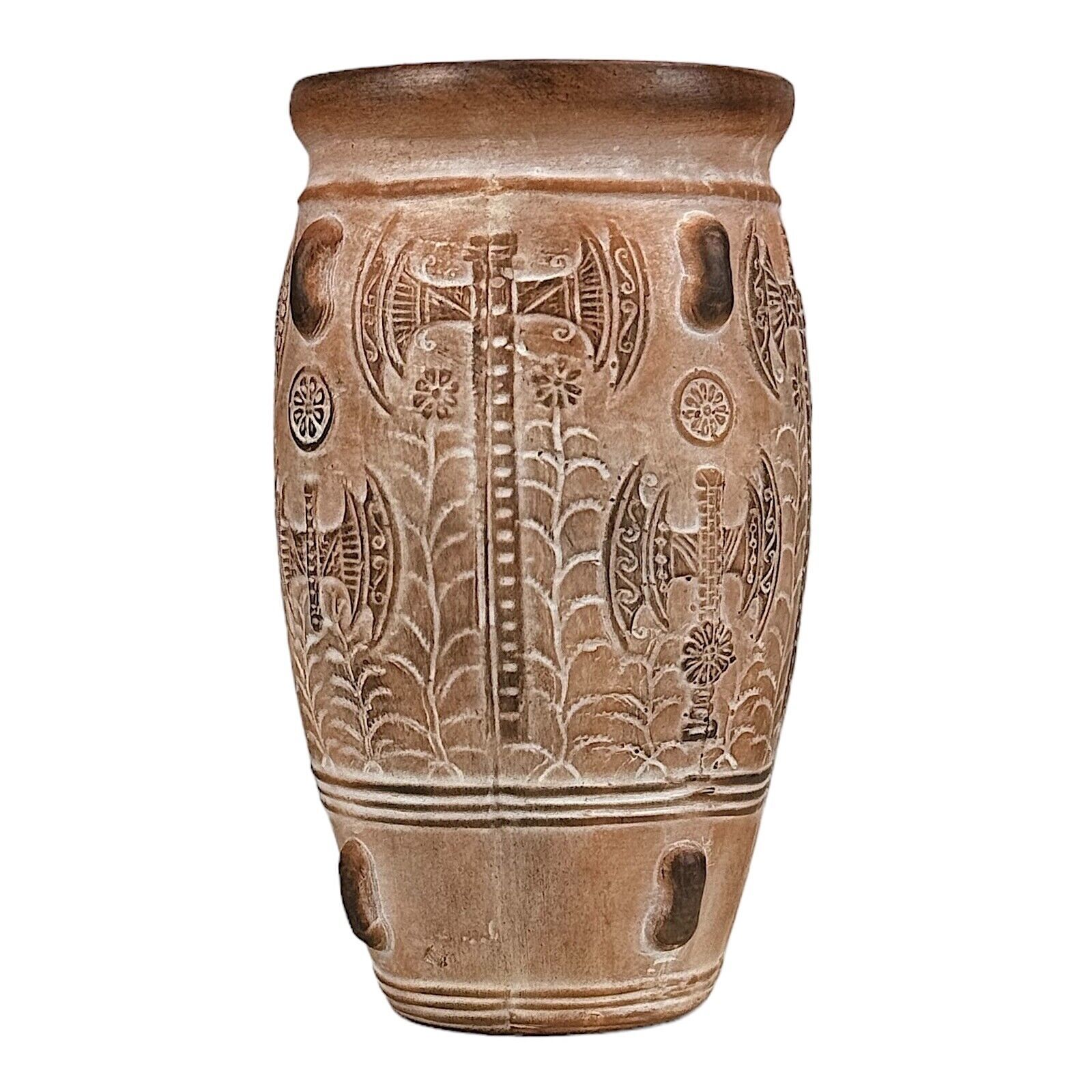 Double Blade Axe Labrys Minoan Art Pottery Small Ceramic Vase Jar - Art ...