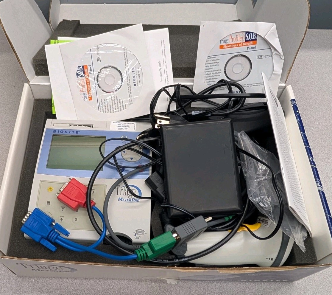 Biosite Triage Meter Pro Chemistry Analyzer with Accessories - Other ...