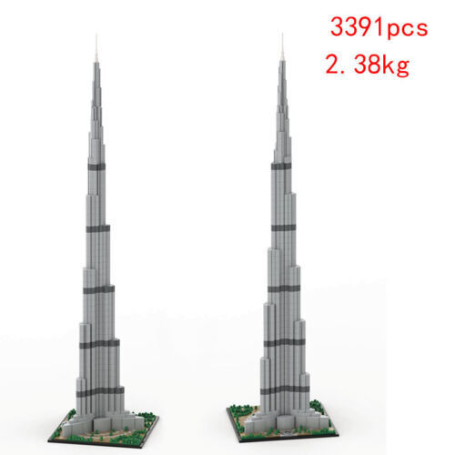Burj Khalifa Modular Buildings Blocks Skyscraper MOC-131908 Bricks Toy ...