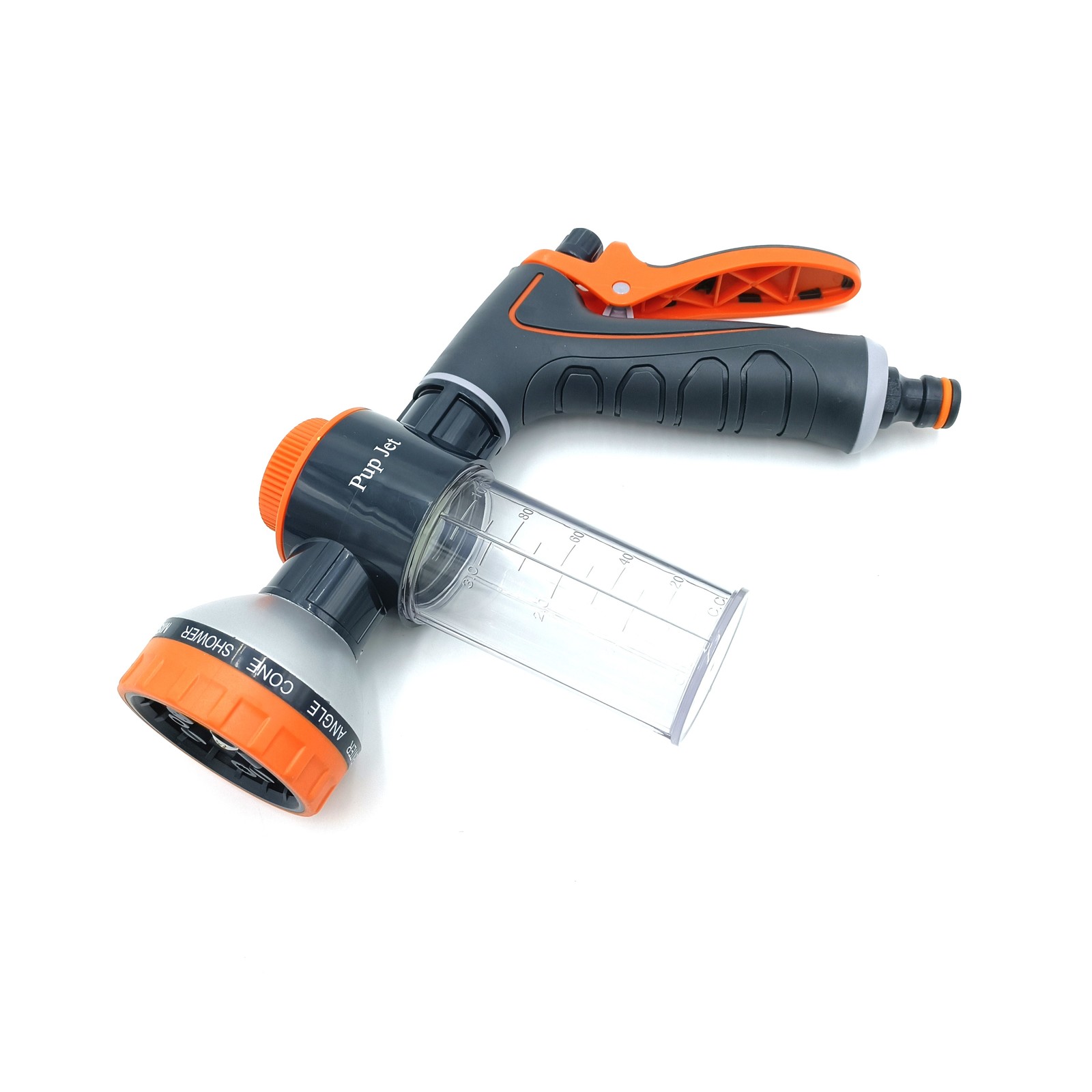 Pup Jet Pet grooming device comprising a sprayer nozzle and an ...