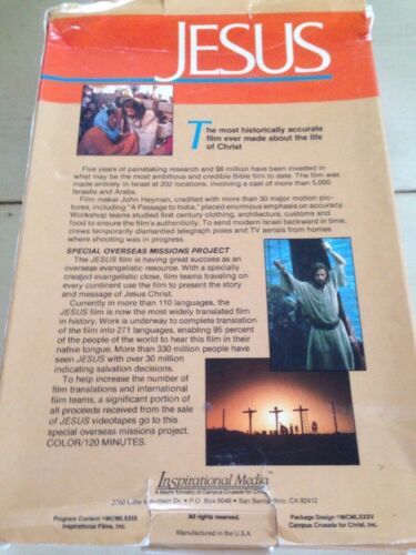 Jesus - Religious VHS Tape and 50 similar items
