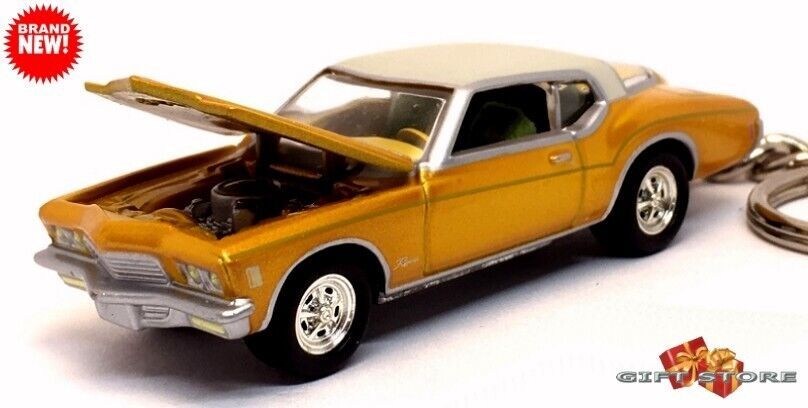 RARE KEYCHAIN GOLD 71~73 BUICK RIVIERA BOATTAIL LAND YACHT CUSTOM GREAT ...