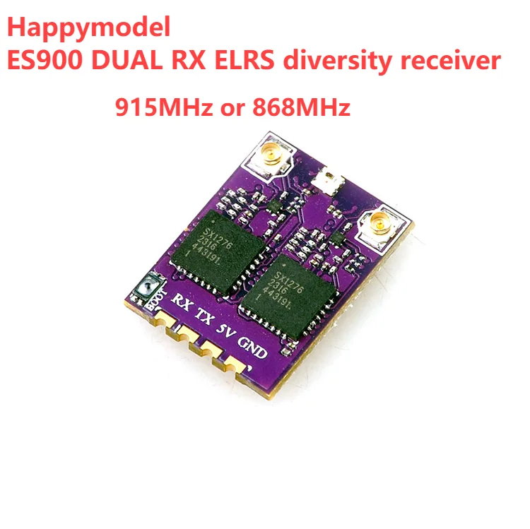 Happymodel ES900 DUAL RX ELRS diversity receiver 915MHz 868MHz long ...