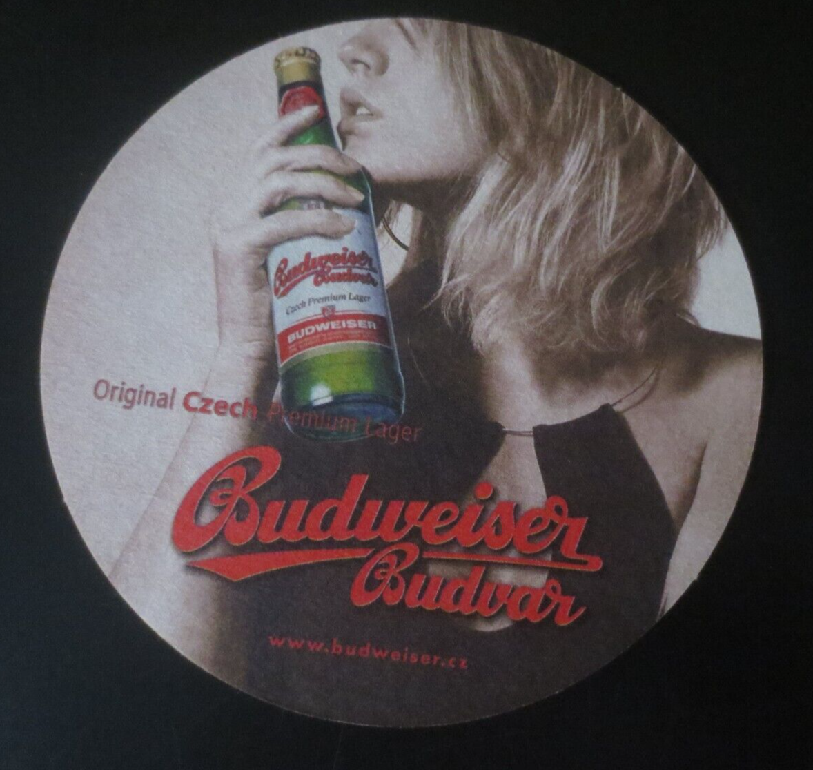 Origina Czech Budweiser Budvar Paperboard Coaster - Coasters
