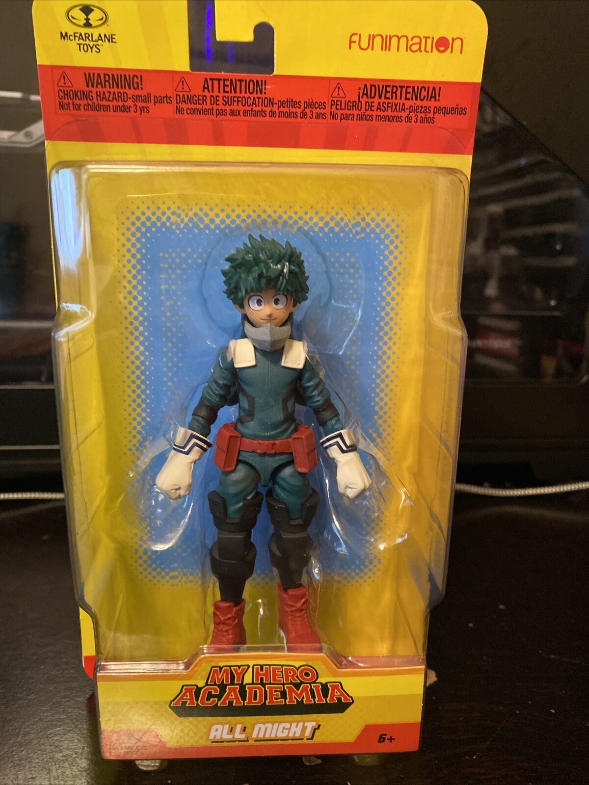 New MHA Funimation McFarland Toys Midoriya RARE MISPACKAGED - Action Figures