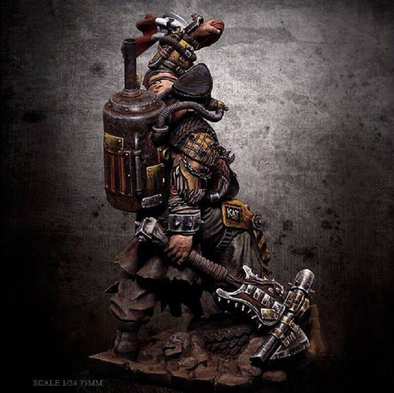1/24 Resin Steampunk Model Kit German Executioner Wolfenstein MadMax ...