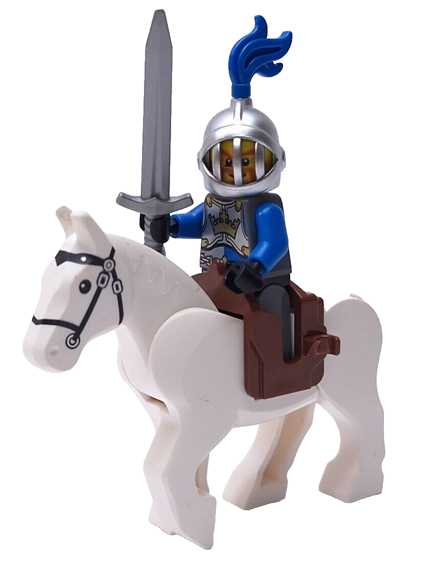 Lego Castle Kingdom Knight Figure Soldier Horse Cavalry - LEGO (R ...