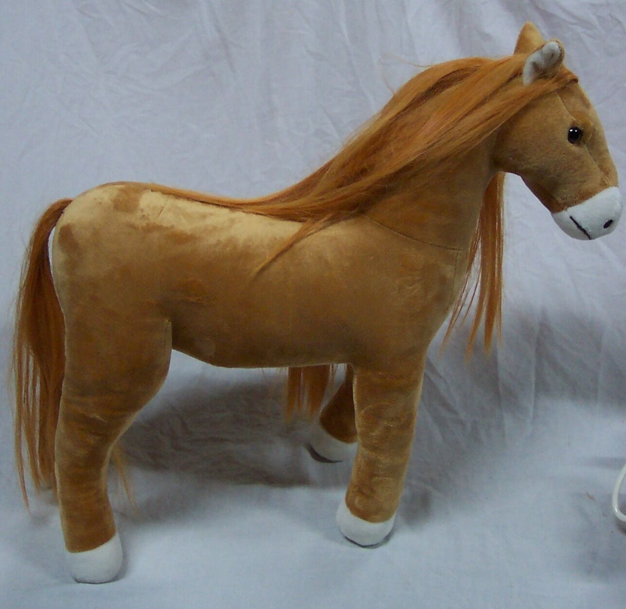 Madame Alexander LARGE BROWN SOFT POSEABLE HORSE 20" Plush Stuffed ...
