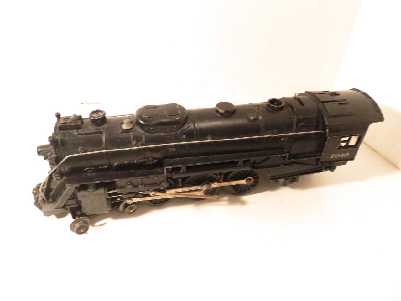 LIONEL POST-WAR TRAINS 2046 STEAM LOCO / 2046W TENDER- BOXED- 027/0 ...