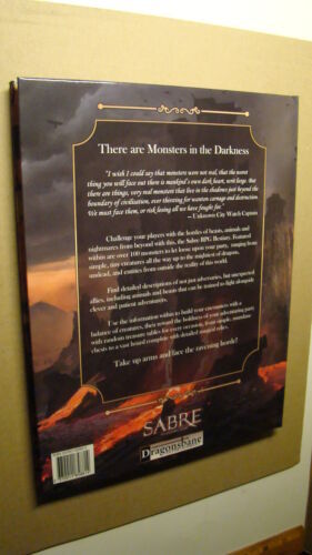 DUNGEONS DRAGONS - SABRE FANTASY BESTIARY *NM/MT 9.8* HARBACK MONSTER ...