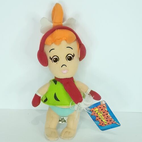 Pebbles The Flintstones Hanna Barbera Toy Factory Plush 8” Rare Winter ...
