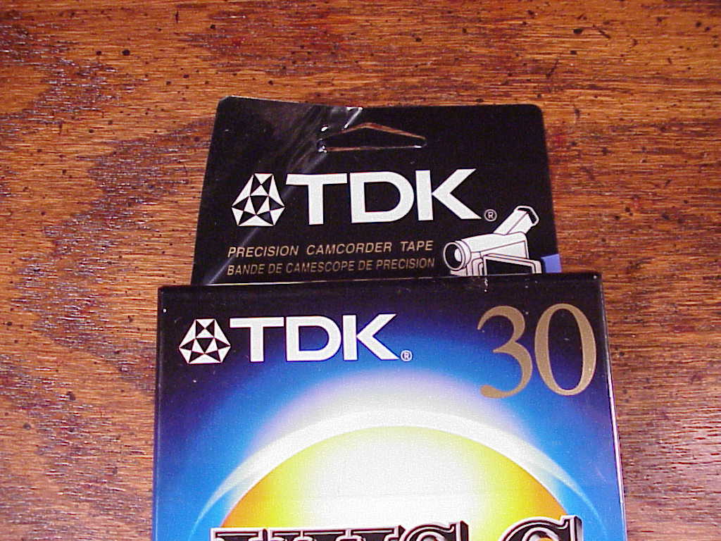 TDK VHS-C 30 HG Ultimate 2 Tape Pack Package, no. TC-30HGL2, new, sealed - TV, Video & Audio ...