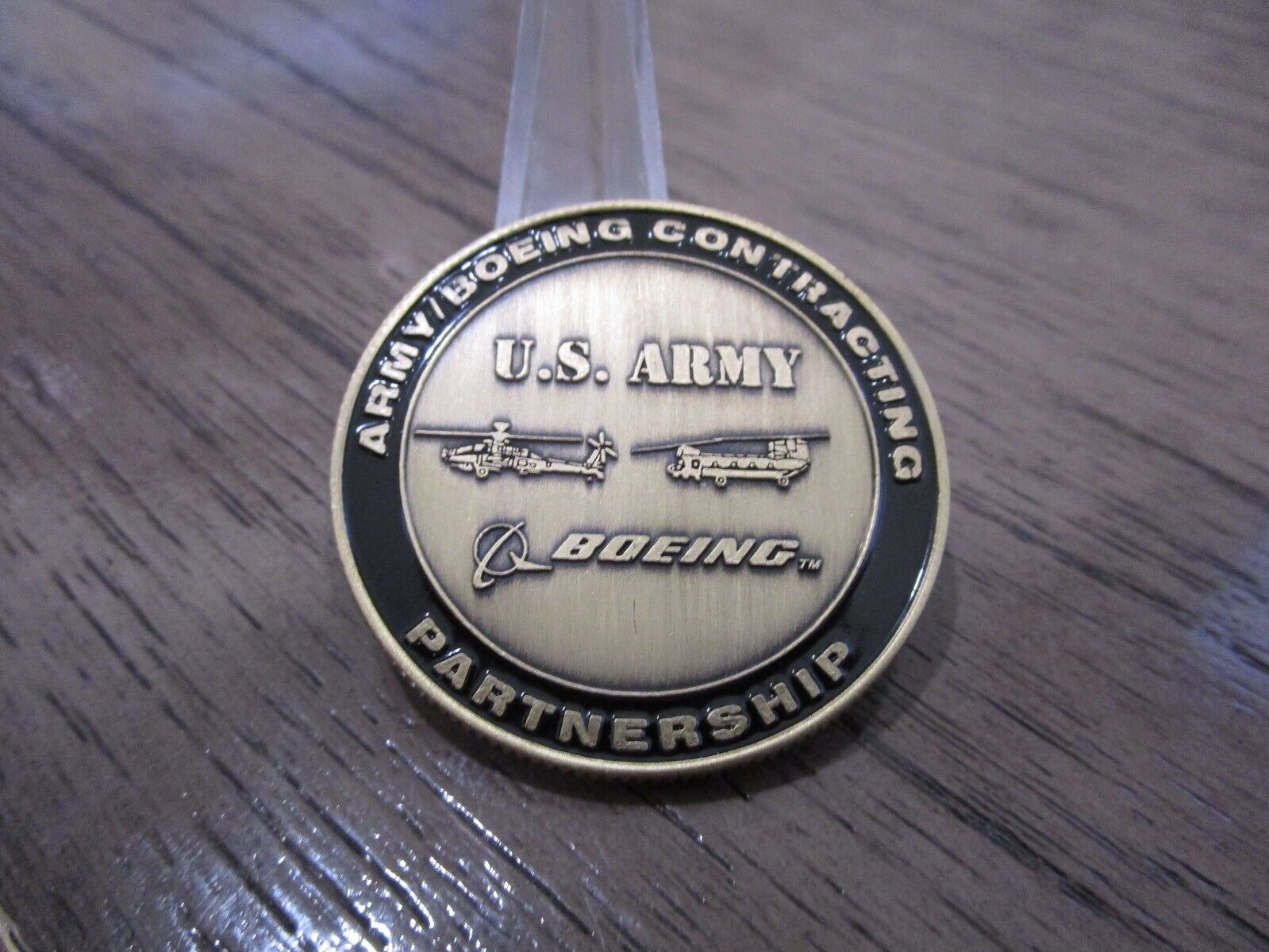 Boxed Boeing & US Army Working & Winning Together Challenge Coin #836Q ...