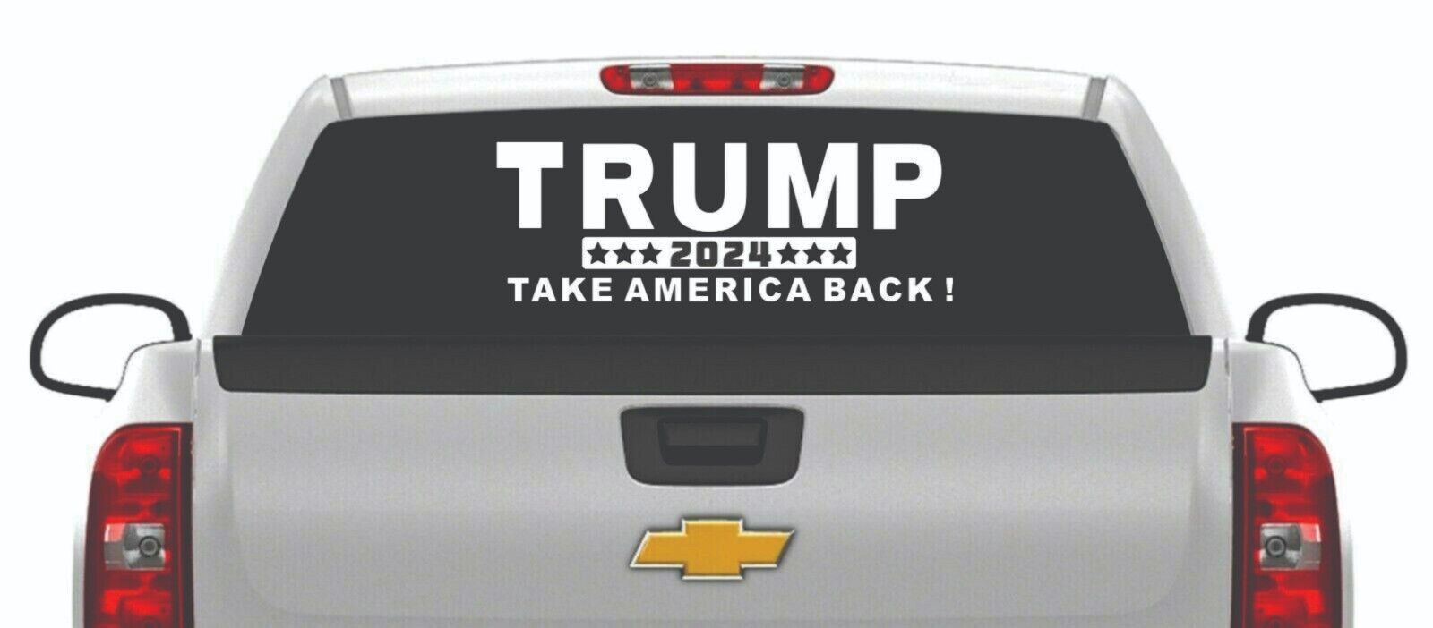 TRUMP 2024 TAKE AMERICA BACK sticker vinyl window decal MAGA 6.5" x 20" TRUCK - Decals & Vinyls