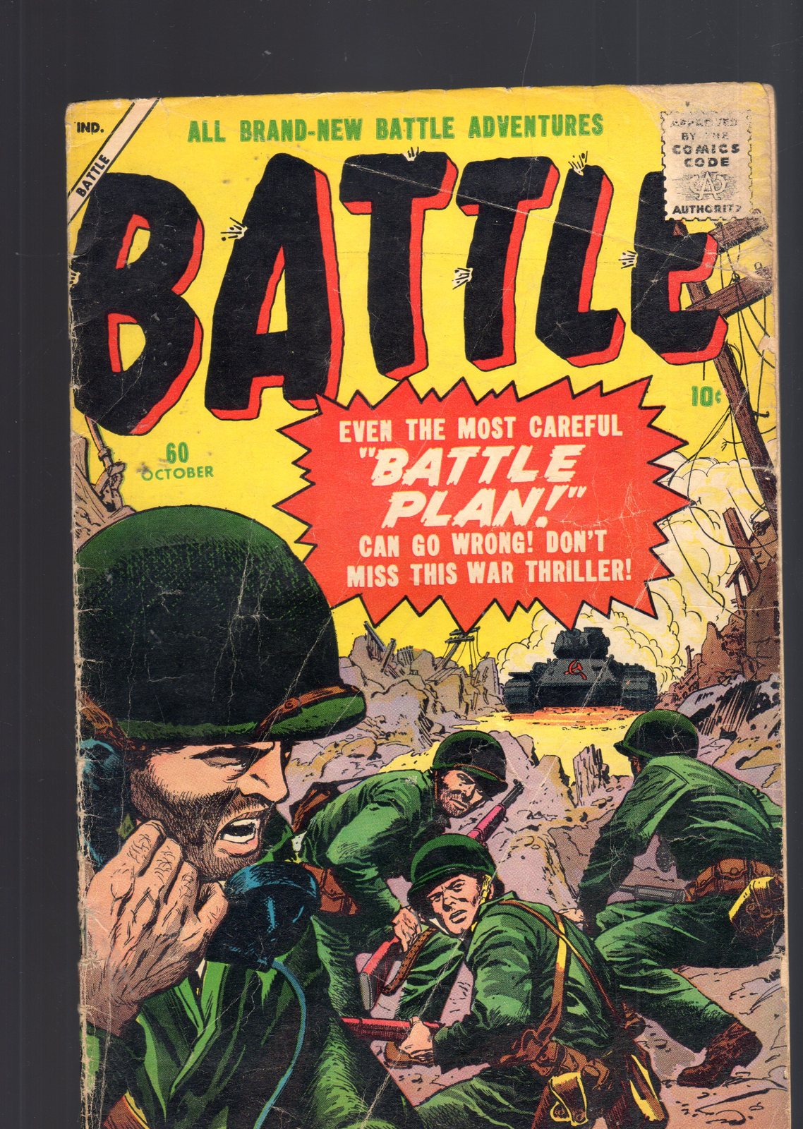 Battle Comics - #60 1958- Atlas War Comic and 50 similar items